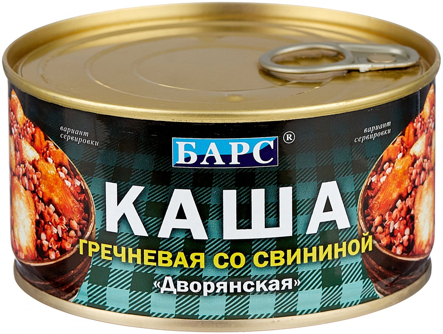 Консервы мясные БАРС Каша гречневая со свининой "Дворянская" | отзывы