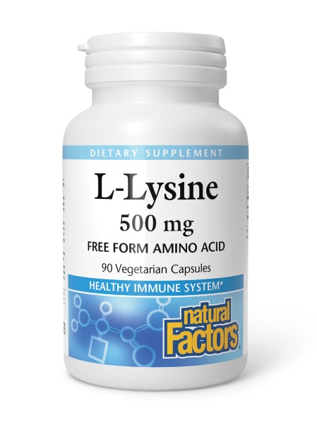 БАД Natural Factors L-lysine Лизин 500 мг - «Принимала при проблемах с ...