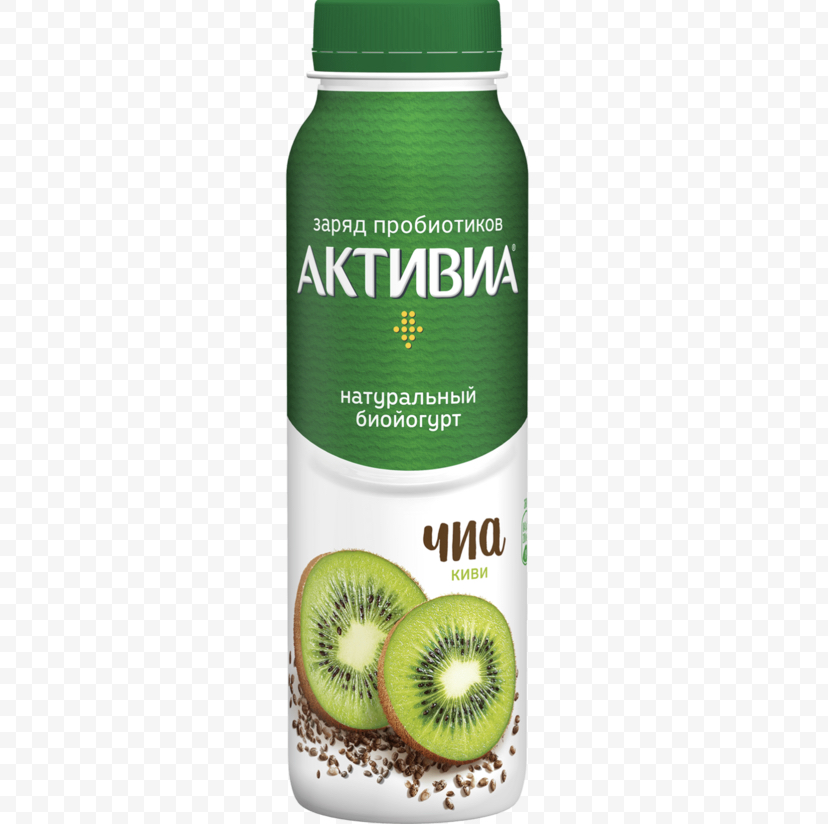 Йогурт питьевой Danone Активиа биойогурт с киви и скменами чиа ...