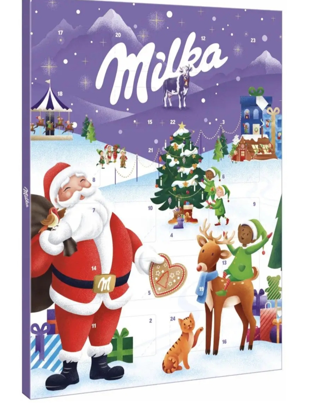 Шоколадные конфеты Milka Адвент-календарь | отзывы