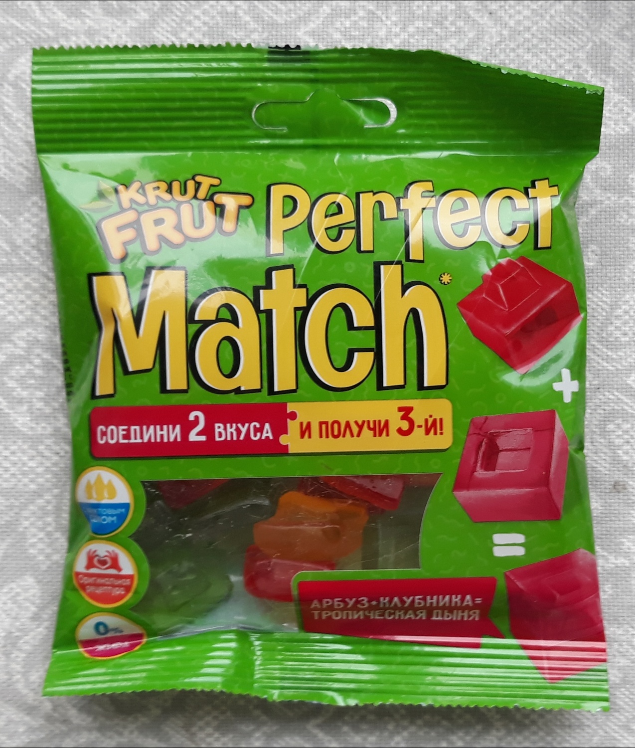 Жевательный мармелад "Krut Frut" Perfect Match - «Вкус неплохой, а ...