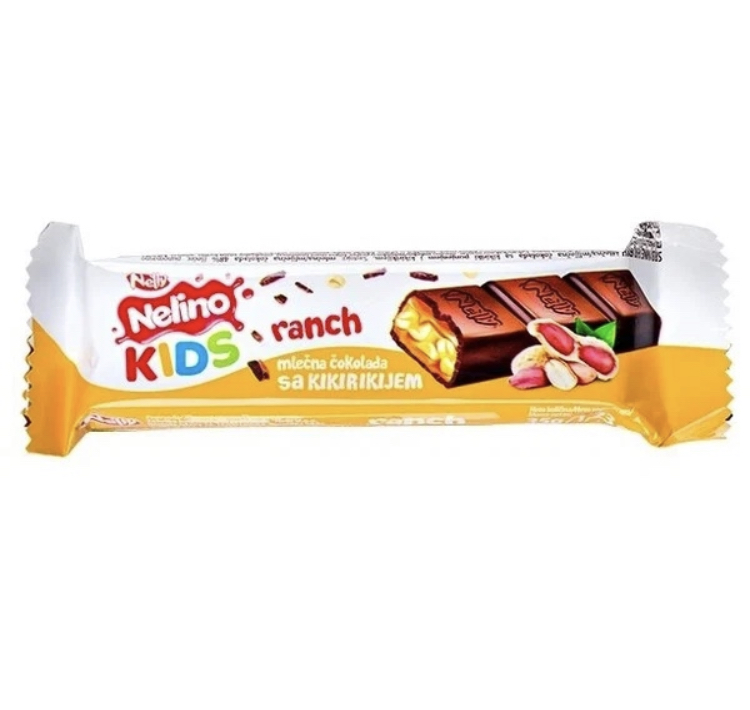 Молочный шоколад Nelino Kids с арахисовой начинкой и арахисом. | отзывы