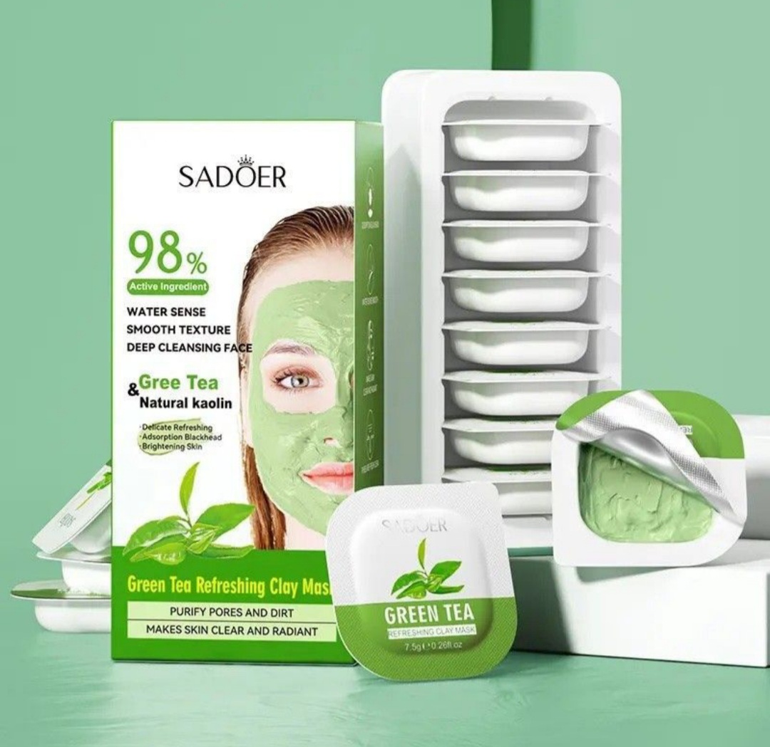 Маска для лица Sadoer green tea pefreshinng clay mask - «Малышка ...