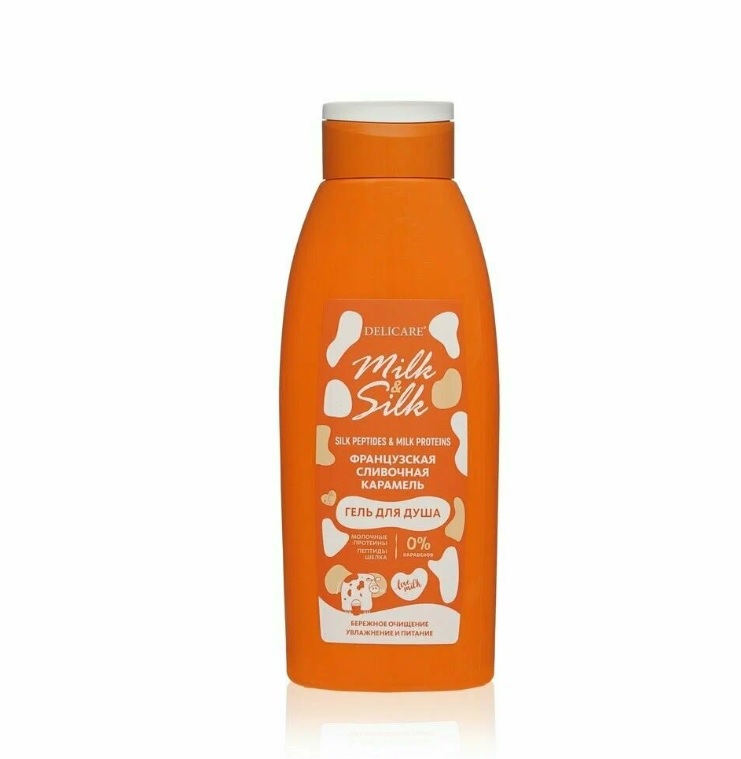 Гель для душа Delicare Milk & Silk Французская Сливочная Карамель | отзывы
