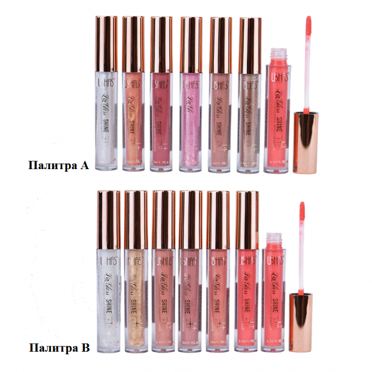 Блеск для губ Ushas lip gloss shine | отзывы