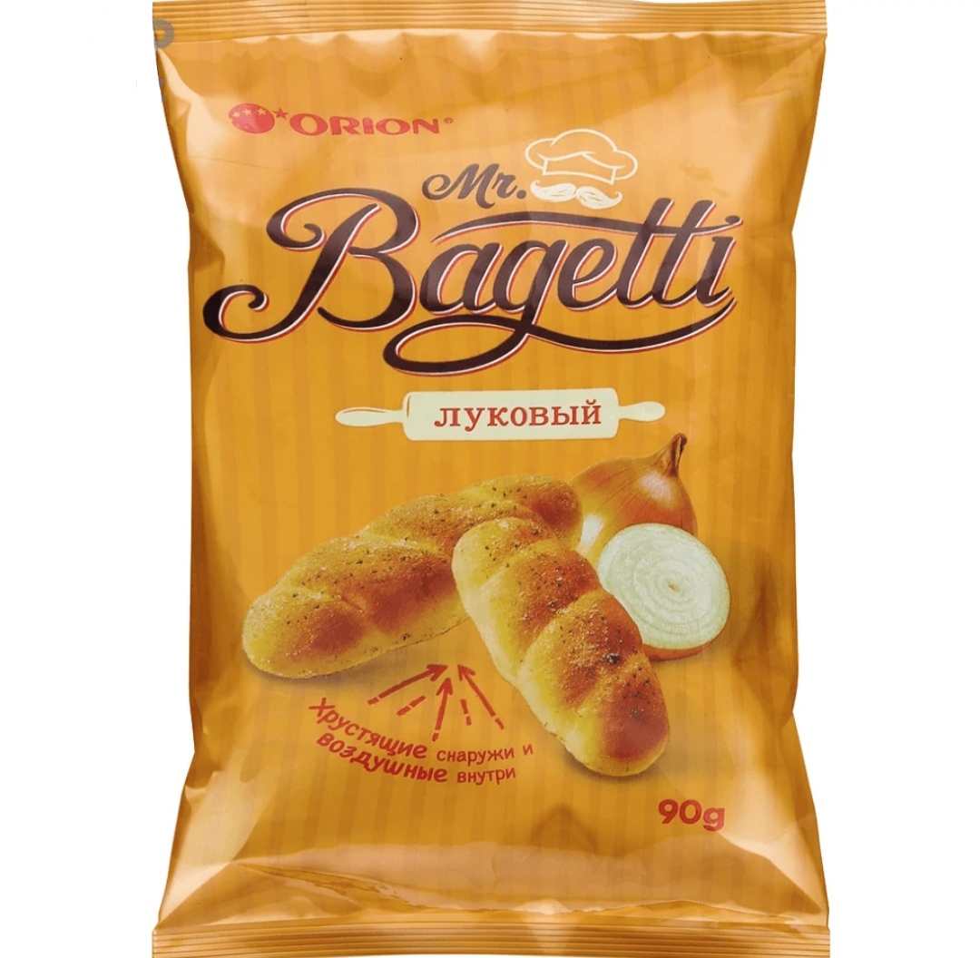 Печенье затяжное Orion Mr. Bagetti Луковый | отзывы