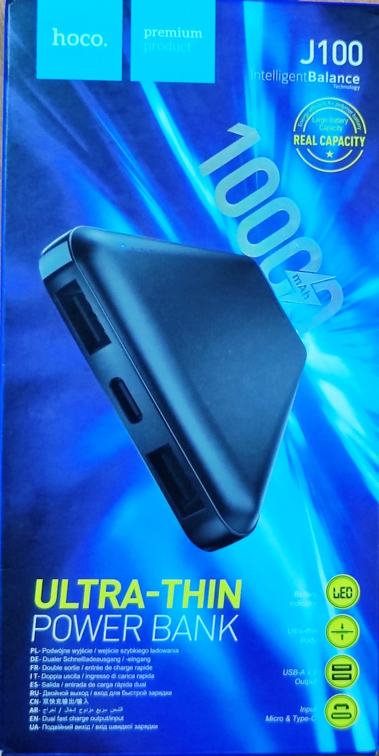 Внешний аккумулятор HOCO J100 Intelligent Balance 10000mAh | отзывы