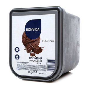 Мороженое пломбир Bonvida Шоколадный | отзывы