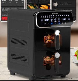 Аэрогриль DEMIAND DUOS DK-2100 с двумя чашами | отзывы