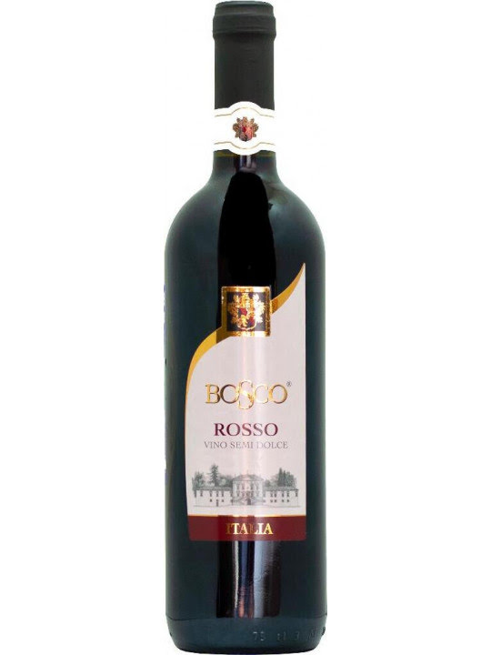 Вино красное полусладкое Bosco Rosso Semi Dolce | отзывы