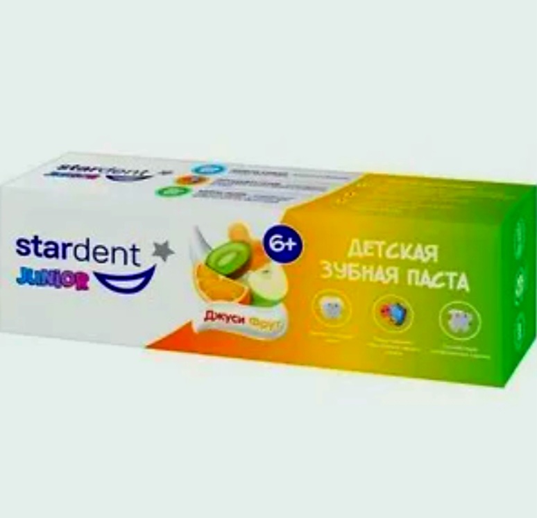 Зубная паста Stardent Junior 6+ "Джуси-Фрут" - «Ребенку понравилась ...
