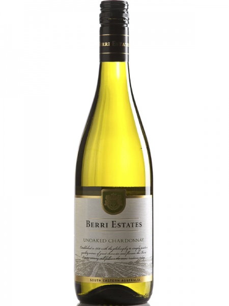 Вино белое полусухое Berri Estates Unoaked Chardonnay - «Утром голова ...